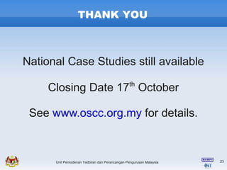 Case Study Awards OSCC MAMPU | PDF
