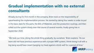 Case study A Wrate Engineering gets organized with MRPeasy | PPT
