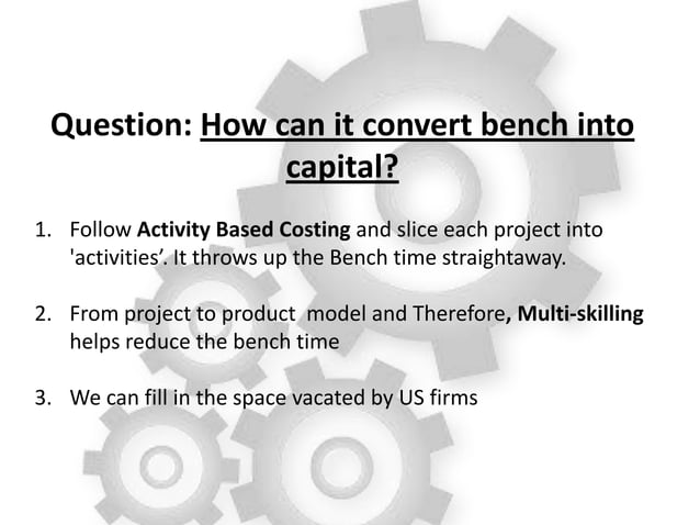 Casestudy: The Case of bench management | PPT