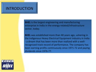 Case study bhel sj | PPT