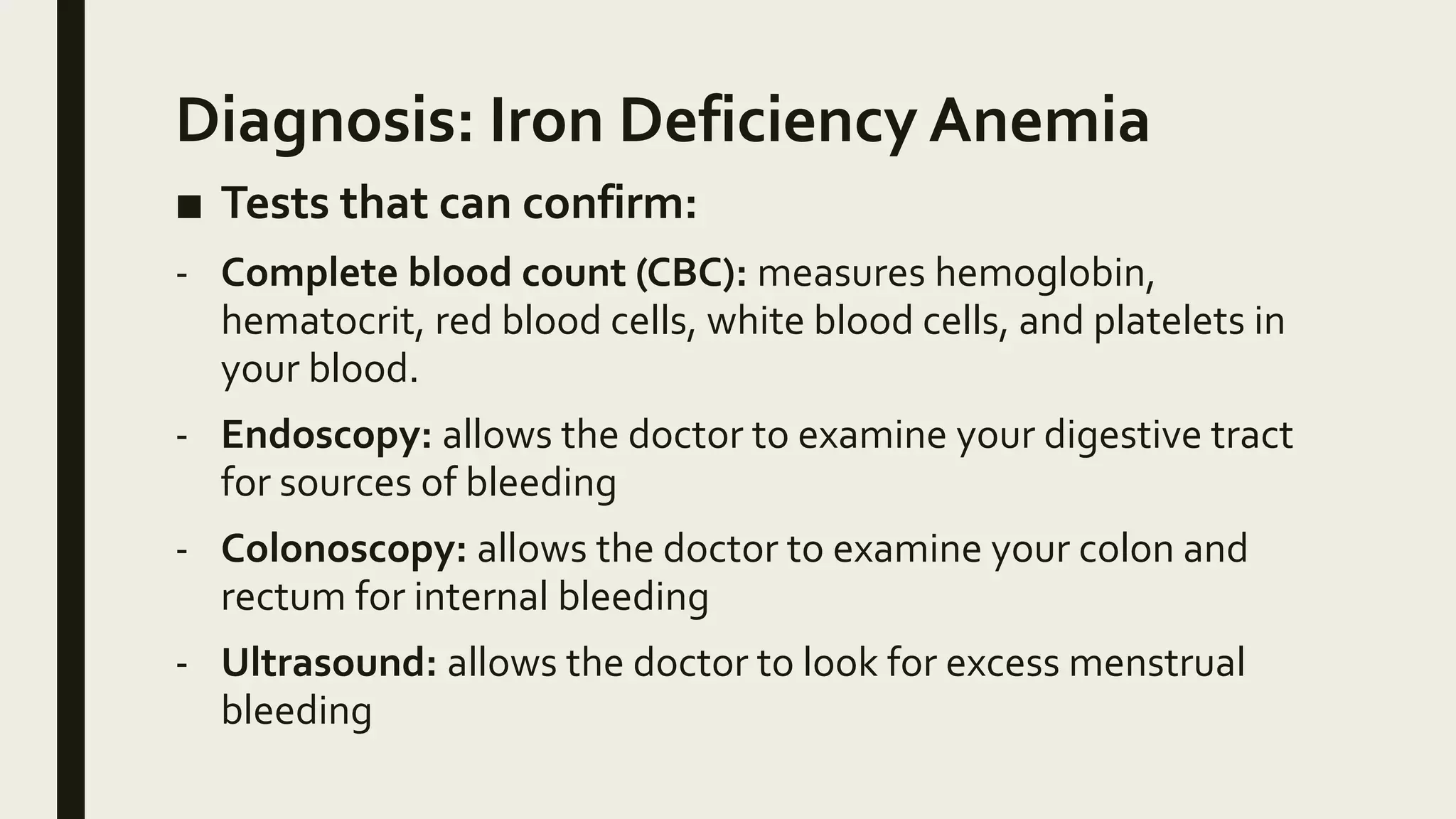 Case Study - Iron Deficiency Anemia | PPTX