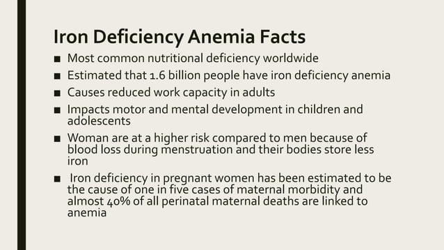 Case Study - Iron Deficiency Anemia | PPTX | Blood Disorders | Diseases ...