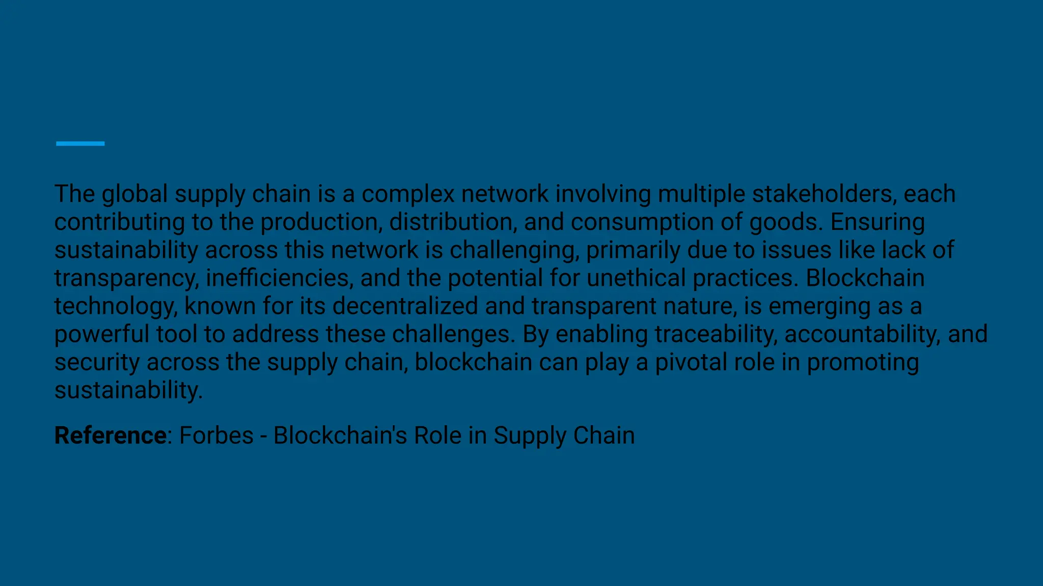 Case Study_ Blockchain Technology for Sustainable Supply Chain Management.pdf | Business ...