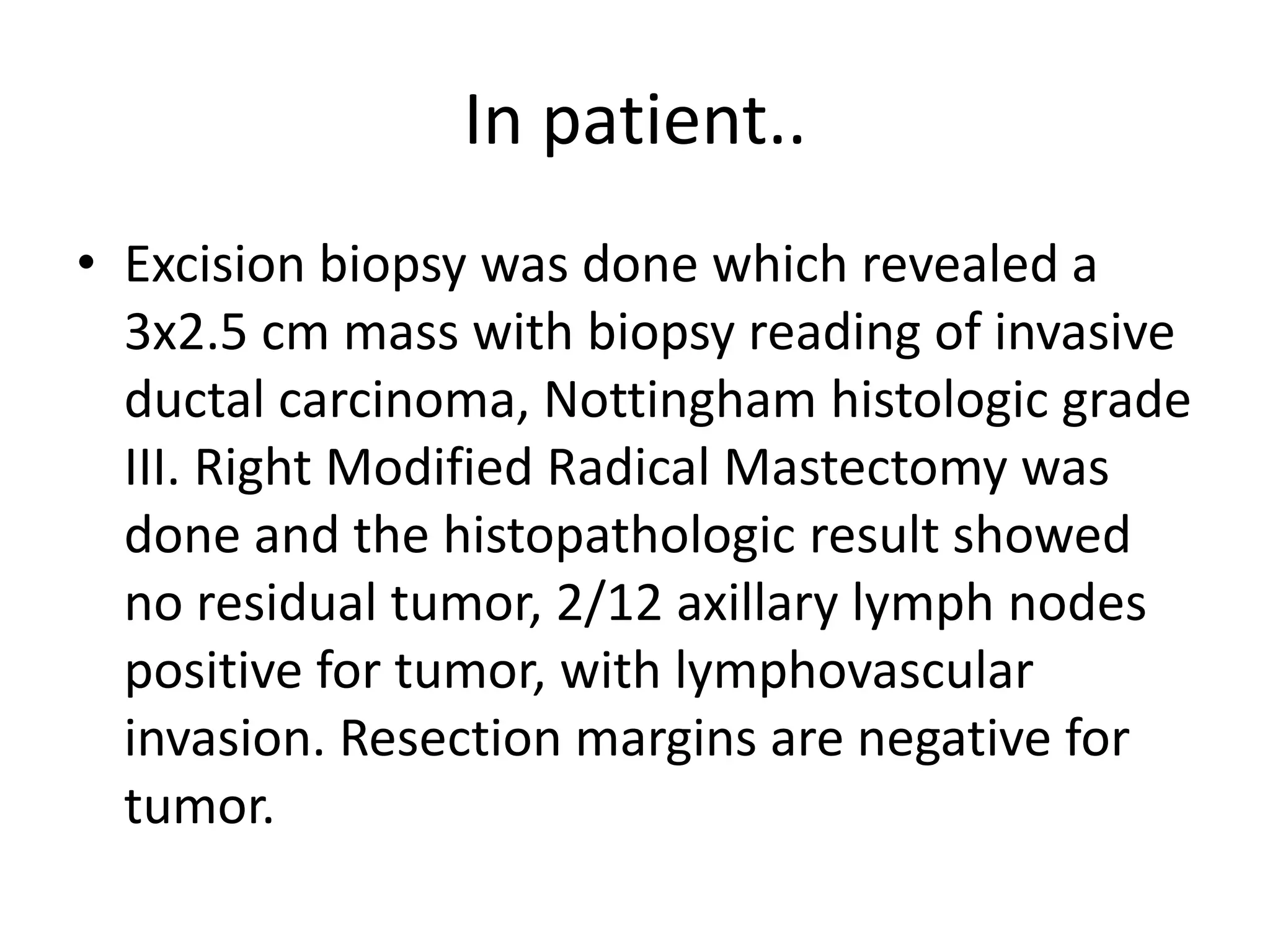 Case study breast cancer | PPTX