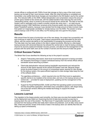 Case Study British Red Cross 161257 | PDF