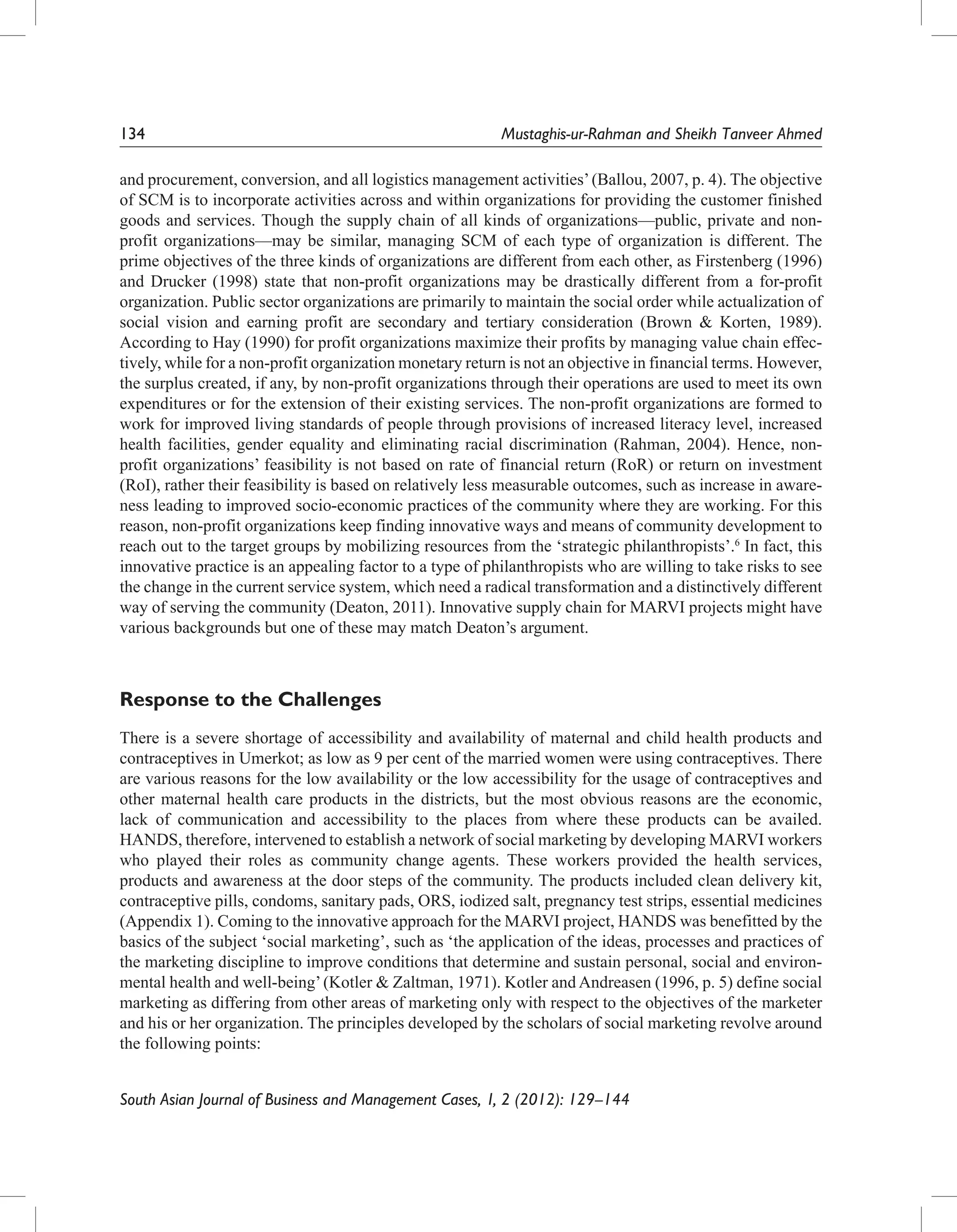 Case study on ngo_management by dr.shaikh tanveer ahmed | PDF