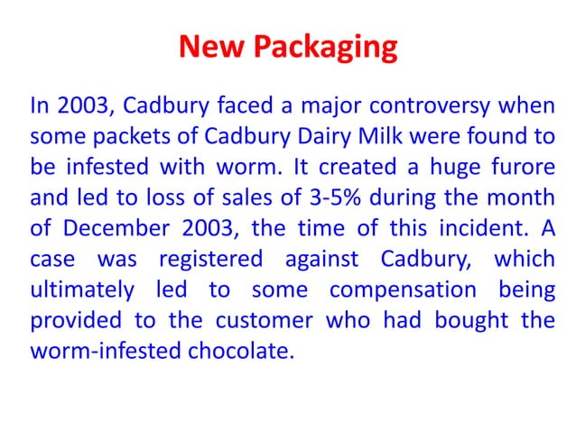 Case study cadbury (1) | PPTX