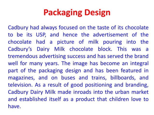Case study cadbury (1) | PPTX