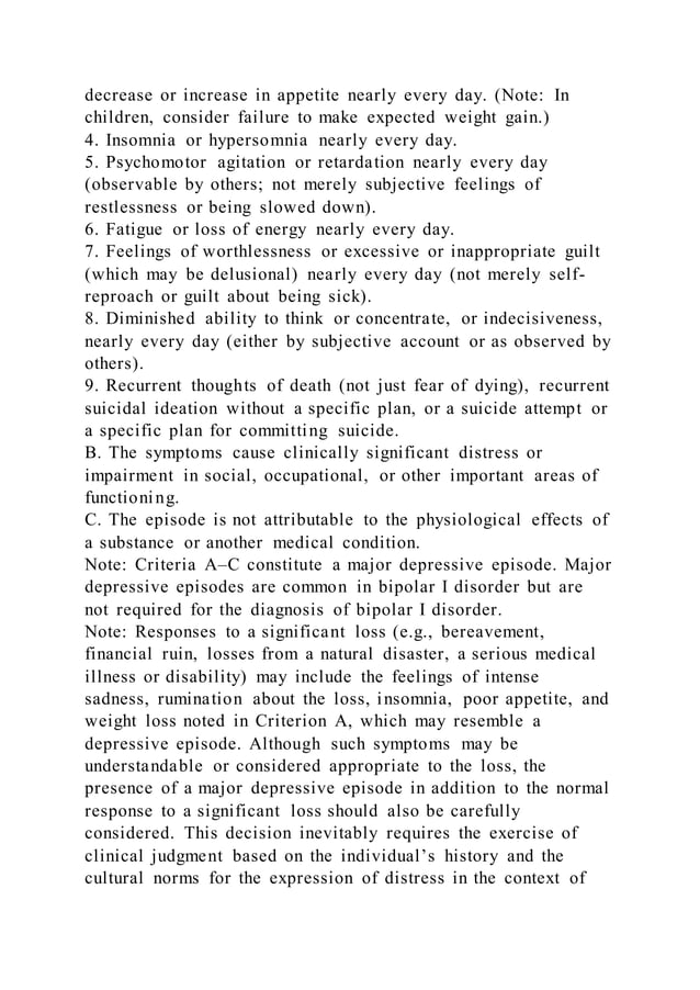 Case study CC26-year-old white female. Individual is AO x3. | PDF