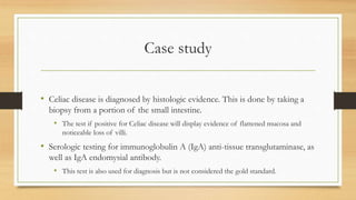 Case study: Celiac disease | PPTX