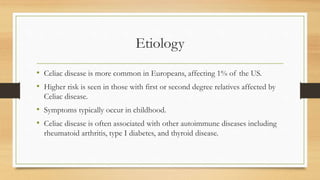 Case study: Celiac disease | PPTX