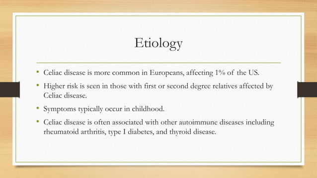 Case study: Celiac disease | PPTX | Digestive Disorders | Diseases and ...