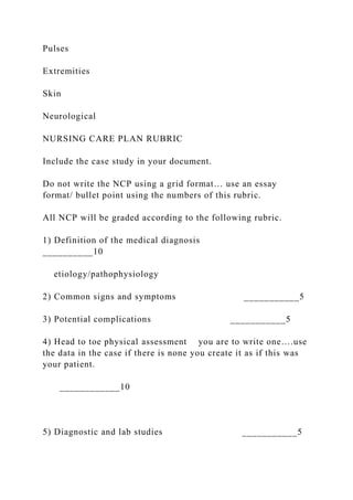 Case Study, Chapter 34, Management of Patients With Hematologic Neop.docx