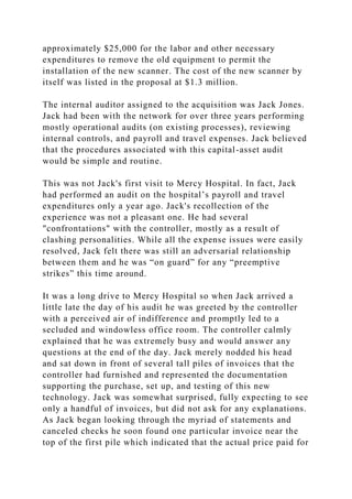 Case Study Chapters 14, 15 & 16.Objective The students wil.docx