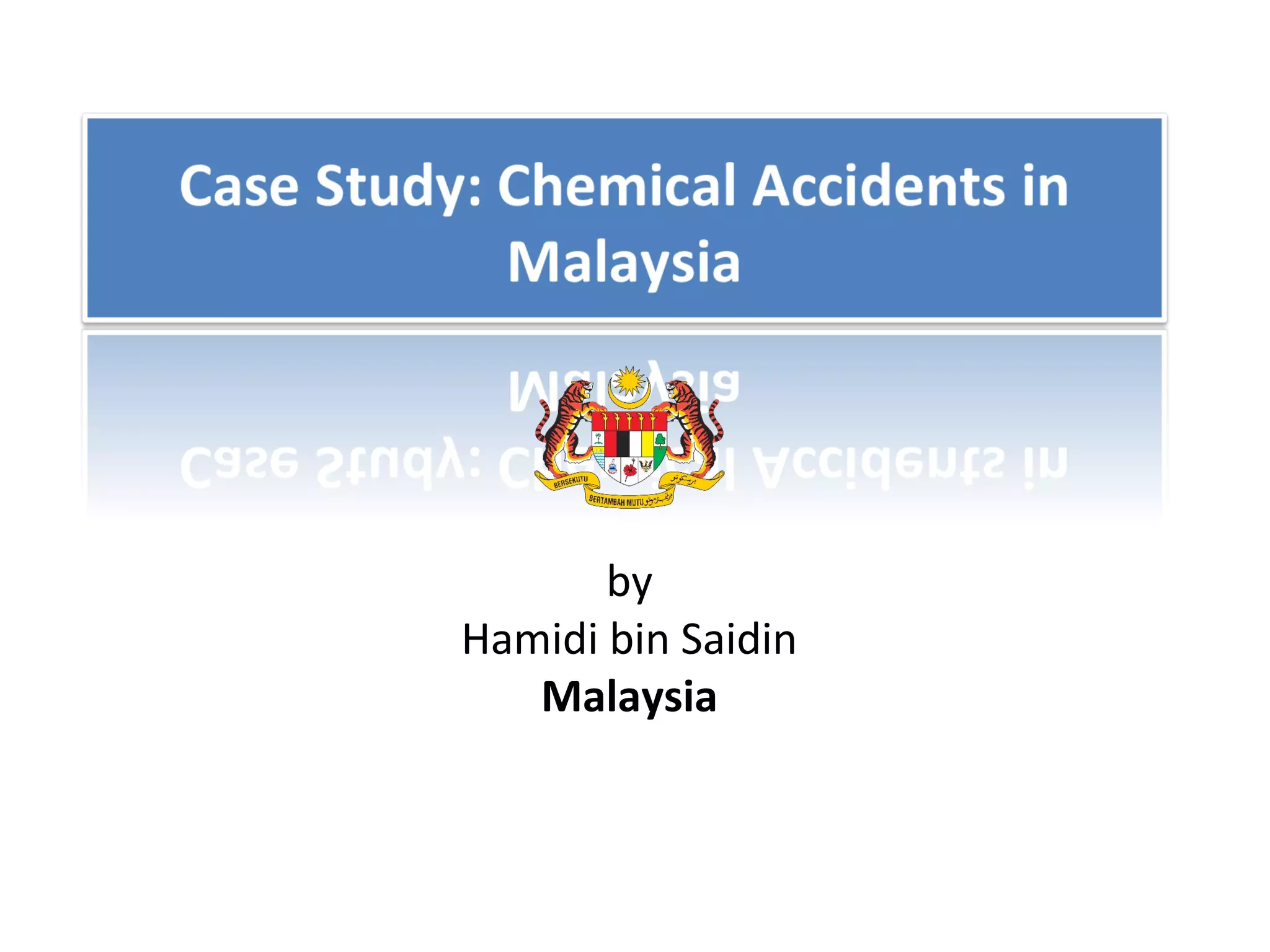 Case study chemical accident | PPT