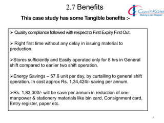 Case study cii 2019 ease of store operation | PPTX