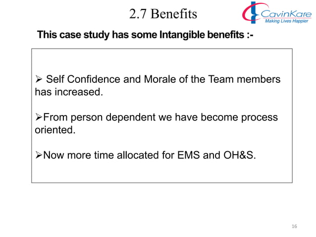 Case study cii 2019 ease of store operation | PPTX