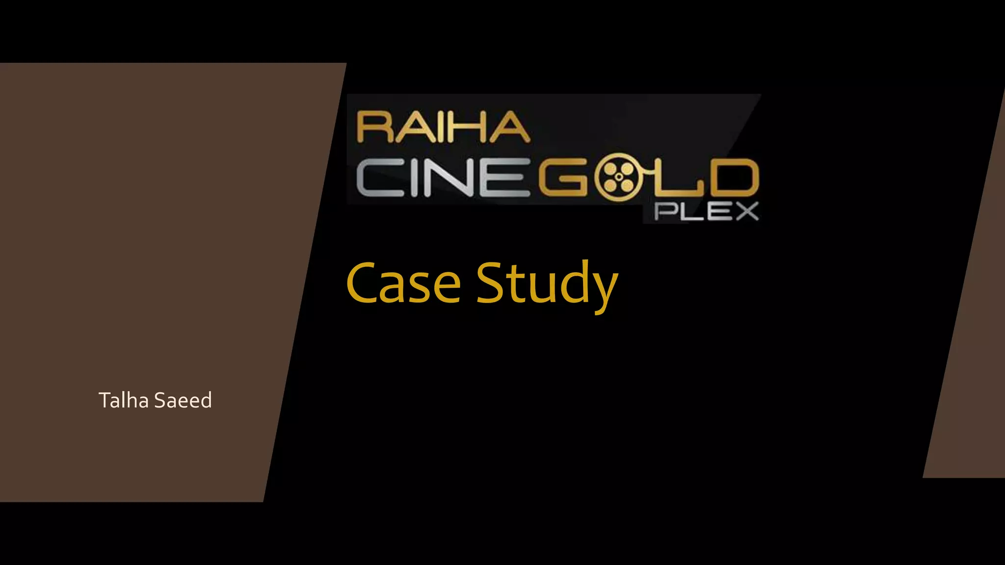 Case study cinema complex Architecture | PPTX