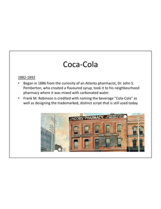 Case study, Coca-Cola | PDF