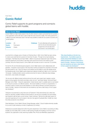 Comic Relief Case Study | PDF