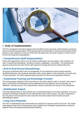 Case study_compressed.pdf-FineX Outsourcing Services, | PDF