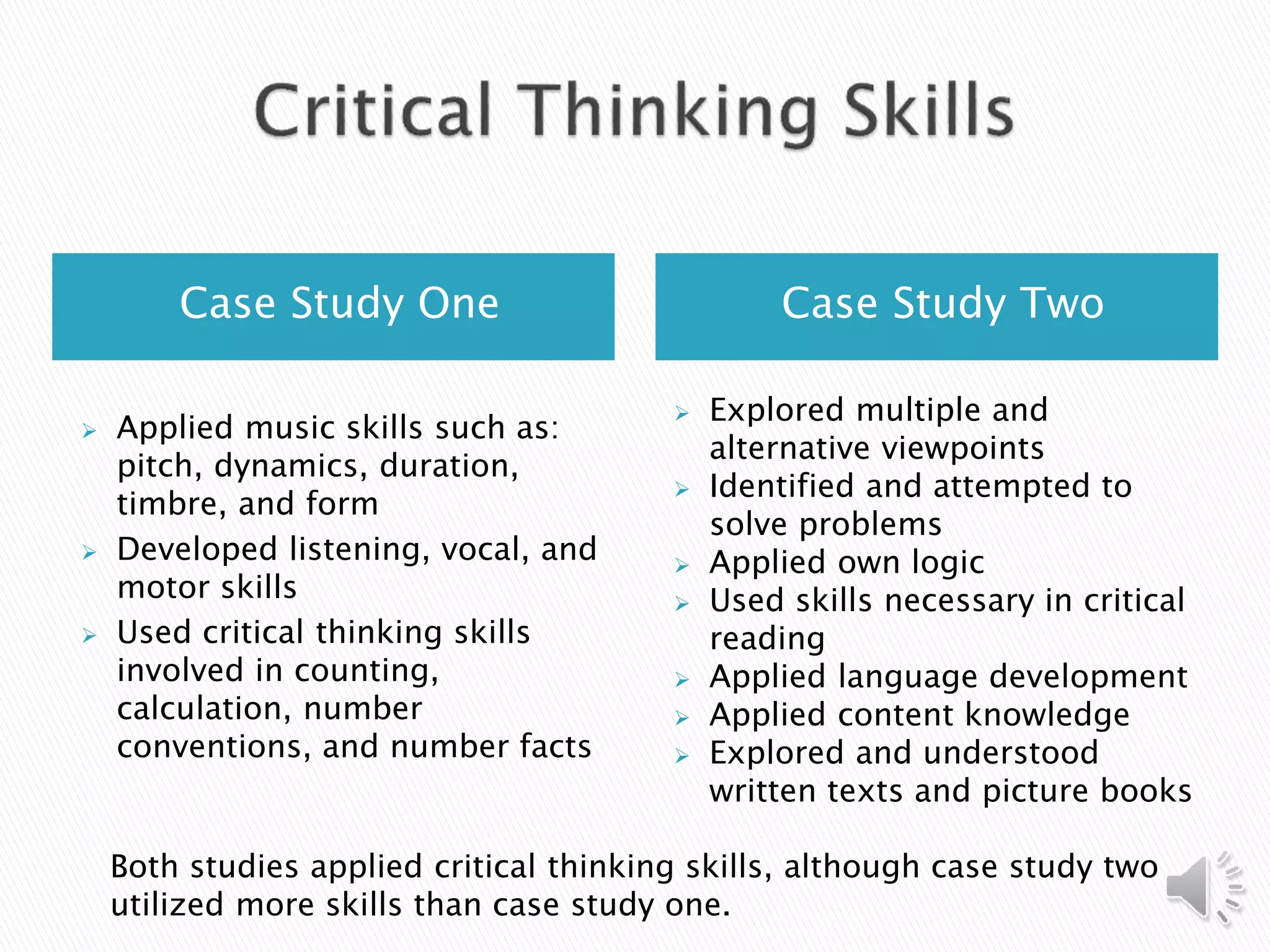 Case study critical analysis | PPTX