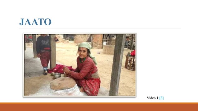 Case Study on Traditional grinding technology (Jaato) | PPTX
