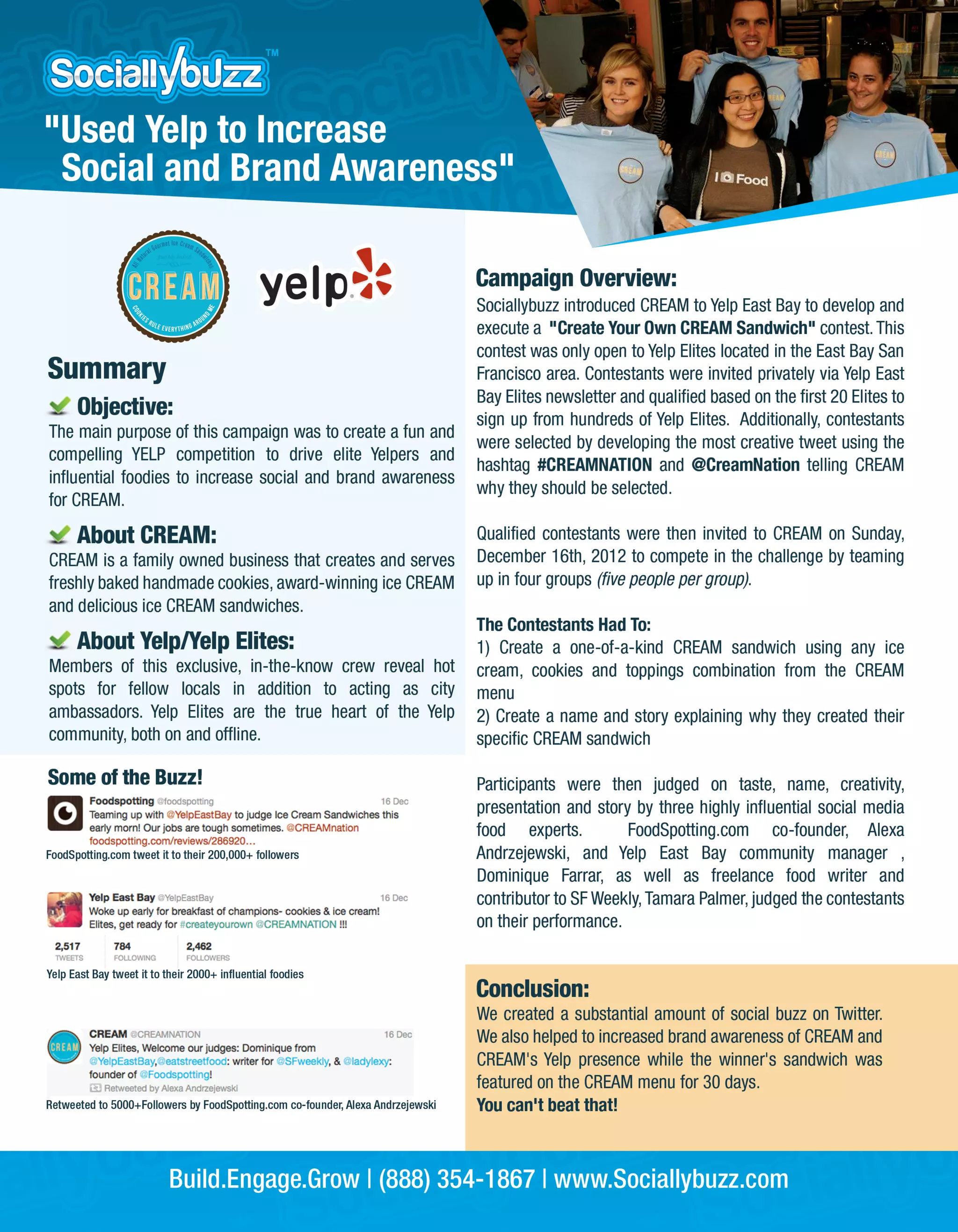 Yelp Case Study - Increase Social and Brand Awareness by @Sociallybuzz ...
