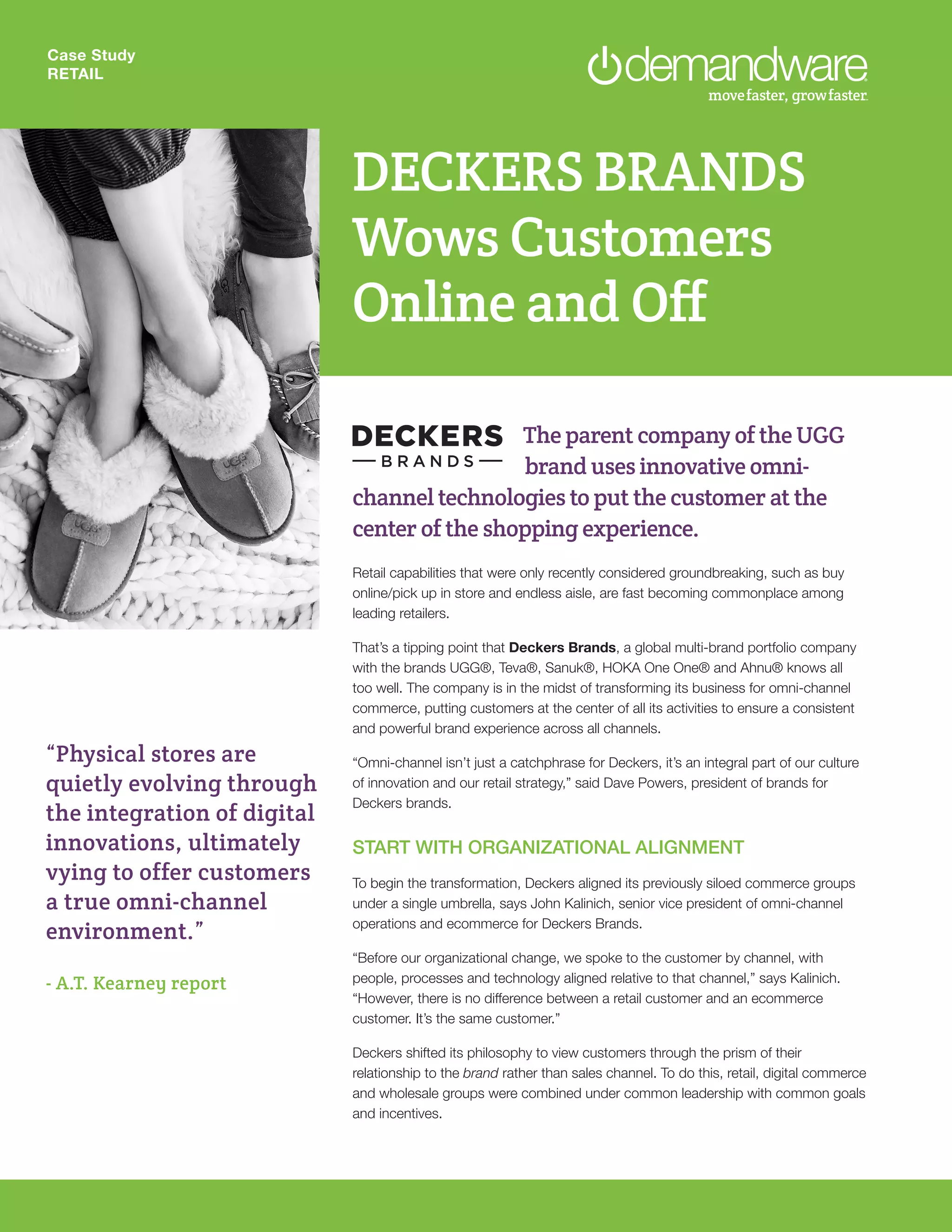 Deckers Brands Wows Customers Online and Off | PDF