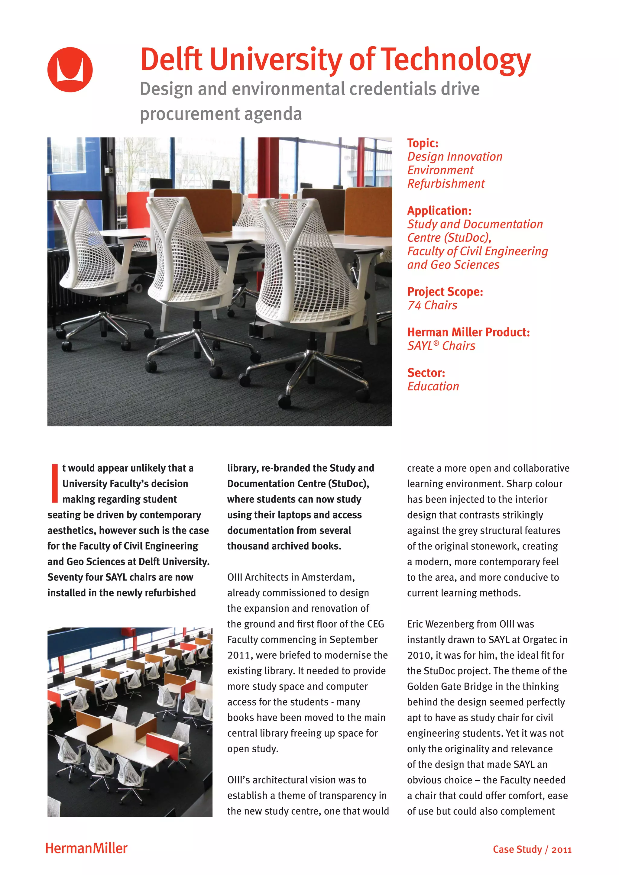 Case study Delft University of Technology | PDF