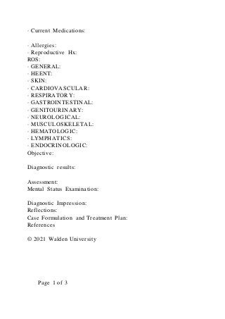 Case Study Dev Cordoba © 2021 Walden University, LLC 1 | DOCX