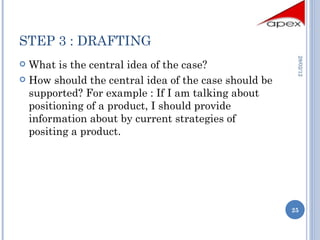 Case study development & teaching | PPT