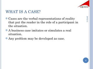 Case study development & teaching | PPT