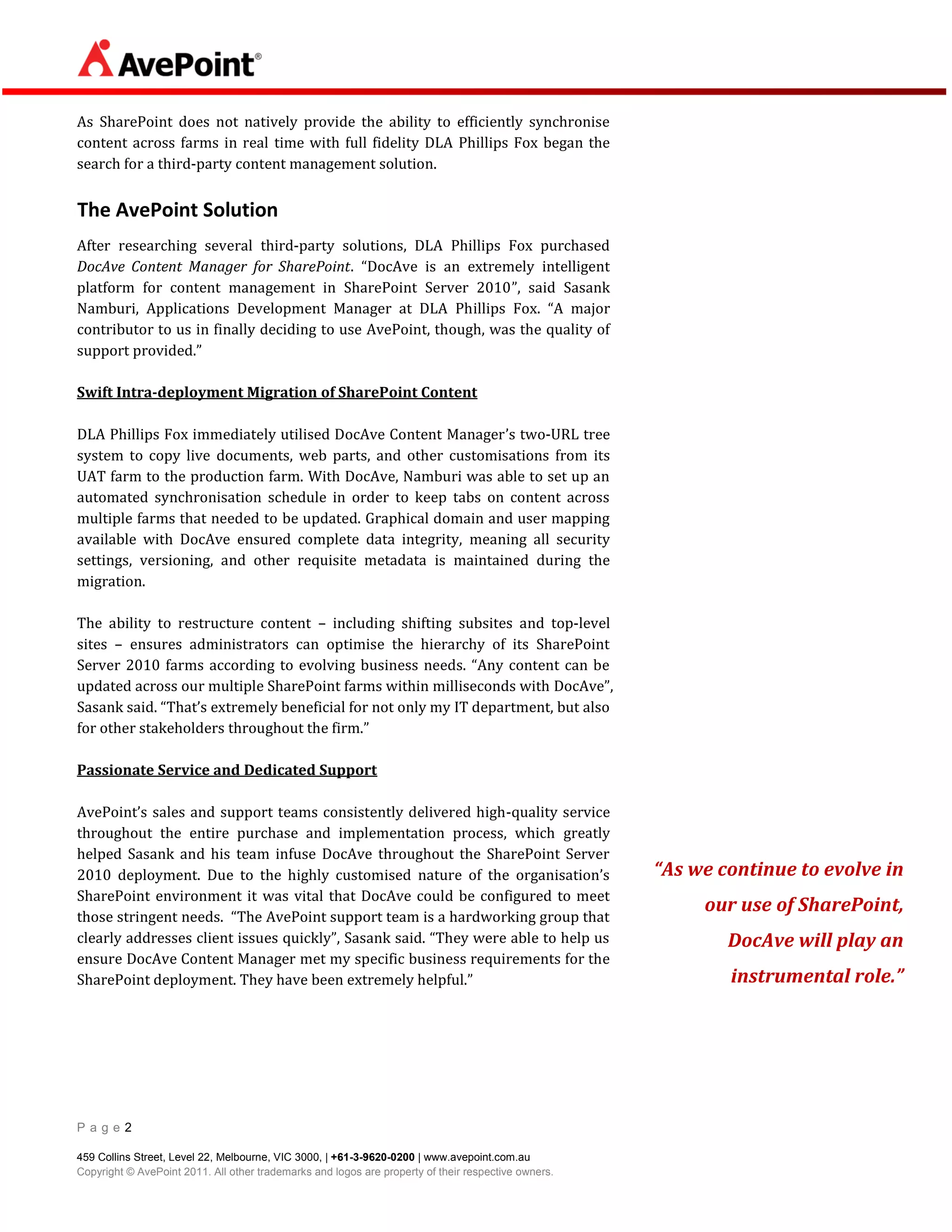 Case study dla_phillips_fox | PDF