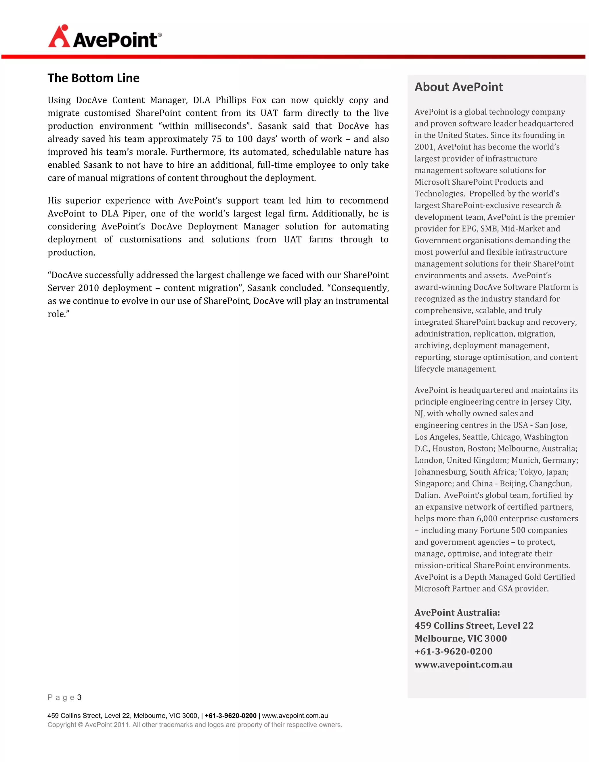 Case study dla_phillips_fox | PDF