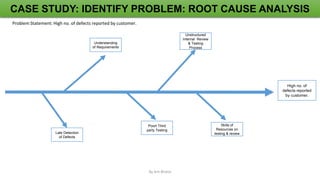 Case study dre using 7 qc tools for problem solving | PPSX