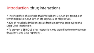 CASE BASED DRUG INTERACTIONS | PPTX