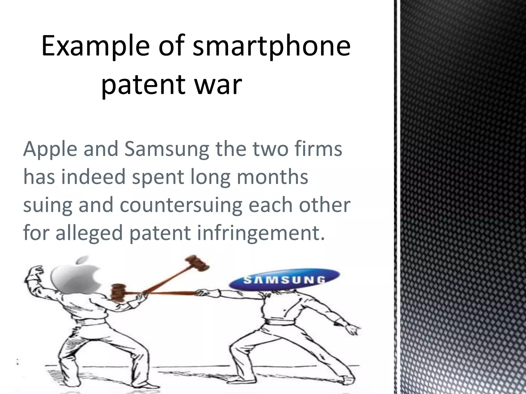 Case study Presentation Smartphone patent war | PPTX