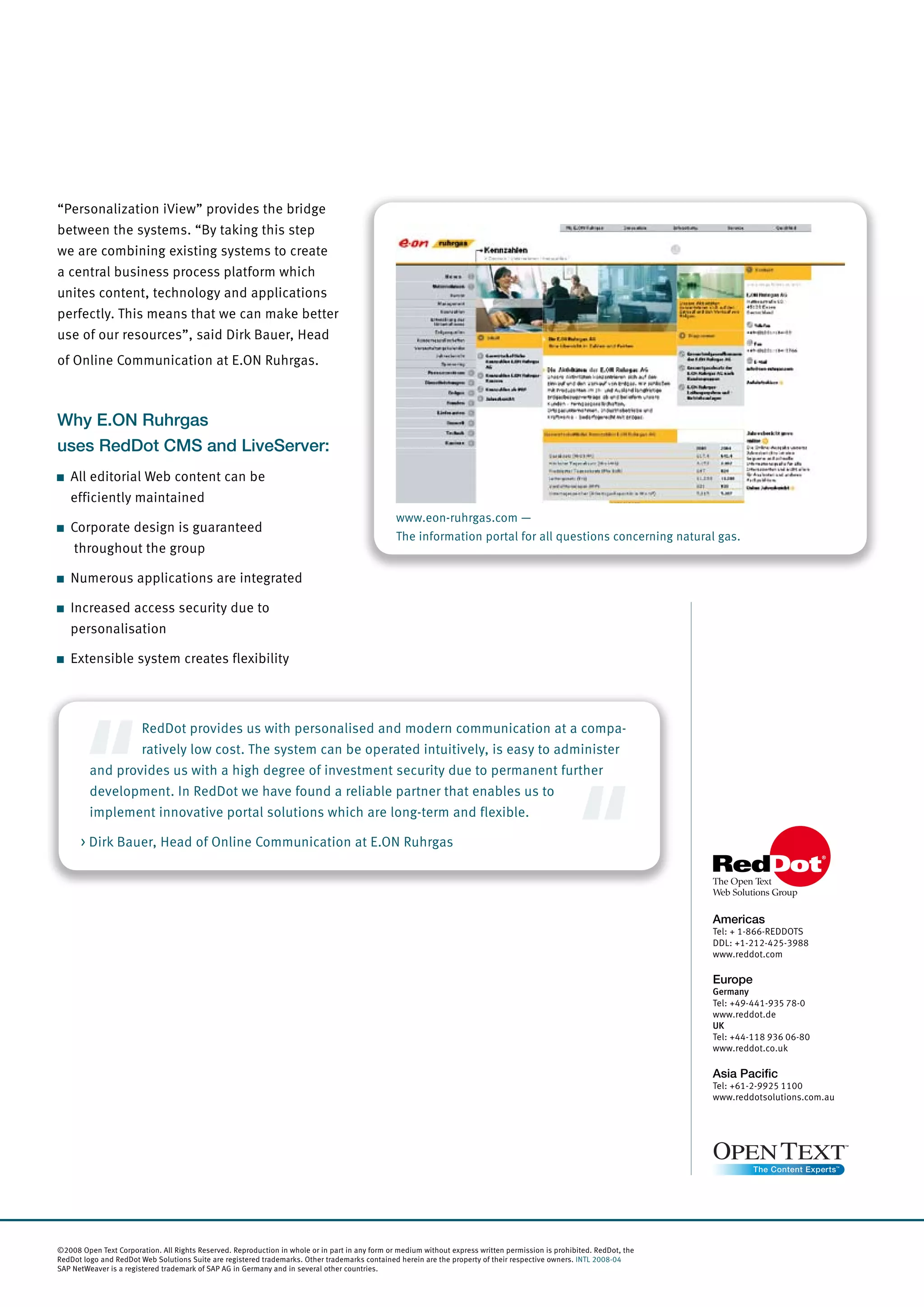 Eon Open Text case study | PDF
