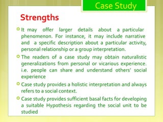 Case study and Ethnography | PPT