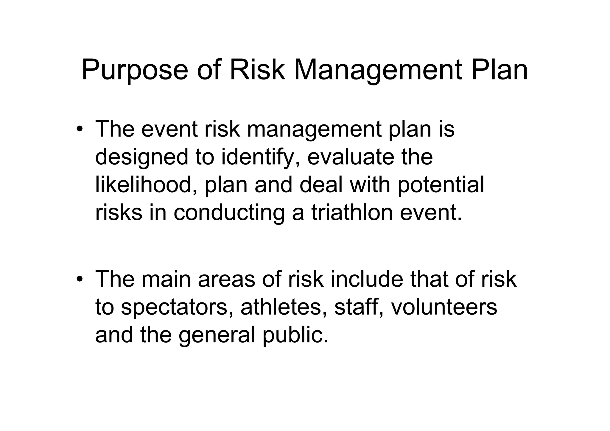 Risk Management Plan Example | PPT
