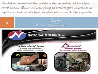 Case Study – Exceeding Client’s Expectations with Plastic Injection Molding | PPT