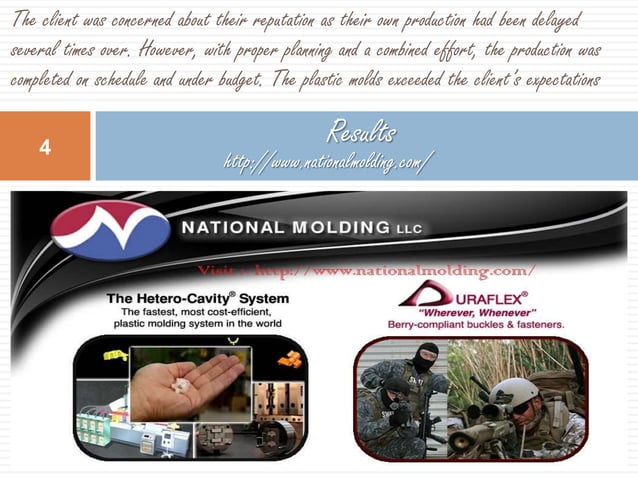 Case Study – Exceeding Client’s Expectations with Plastic Injection Molding | PPT
