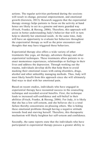 CASE STUDY EXPERIENTIAL FAMILY THERAPY 1CASE STUDY EXPERIENT.docx