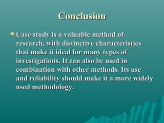 Case study final | PPT | Science