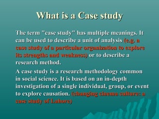 Case study final | PPT | Science