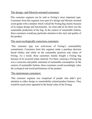 Freitag-Giving the true meaning of Sustainabilty | PDF