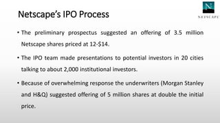 Netscape IPO case study Analysis | PPTX