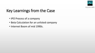 Netscape IPO case study Analysis | PPTX
