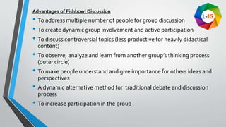 Case study fishbowl on youth on the table | PPT